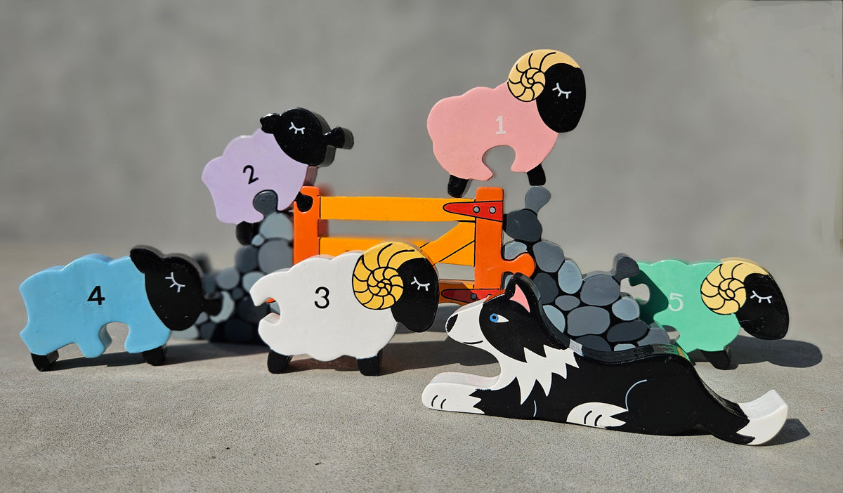 Number Sheep Row – Alphabet Jigsaws