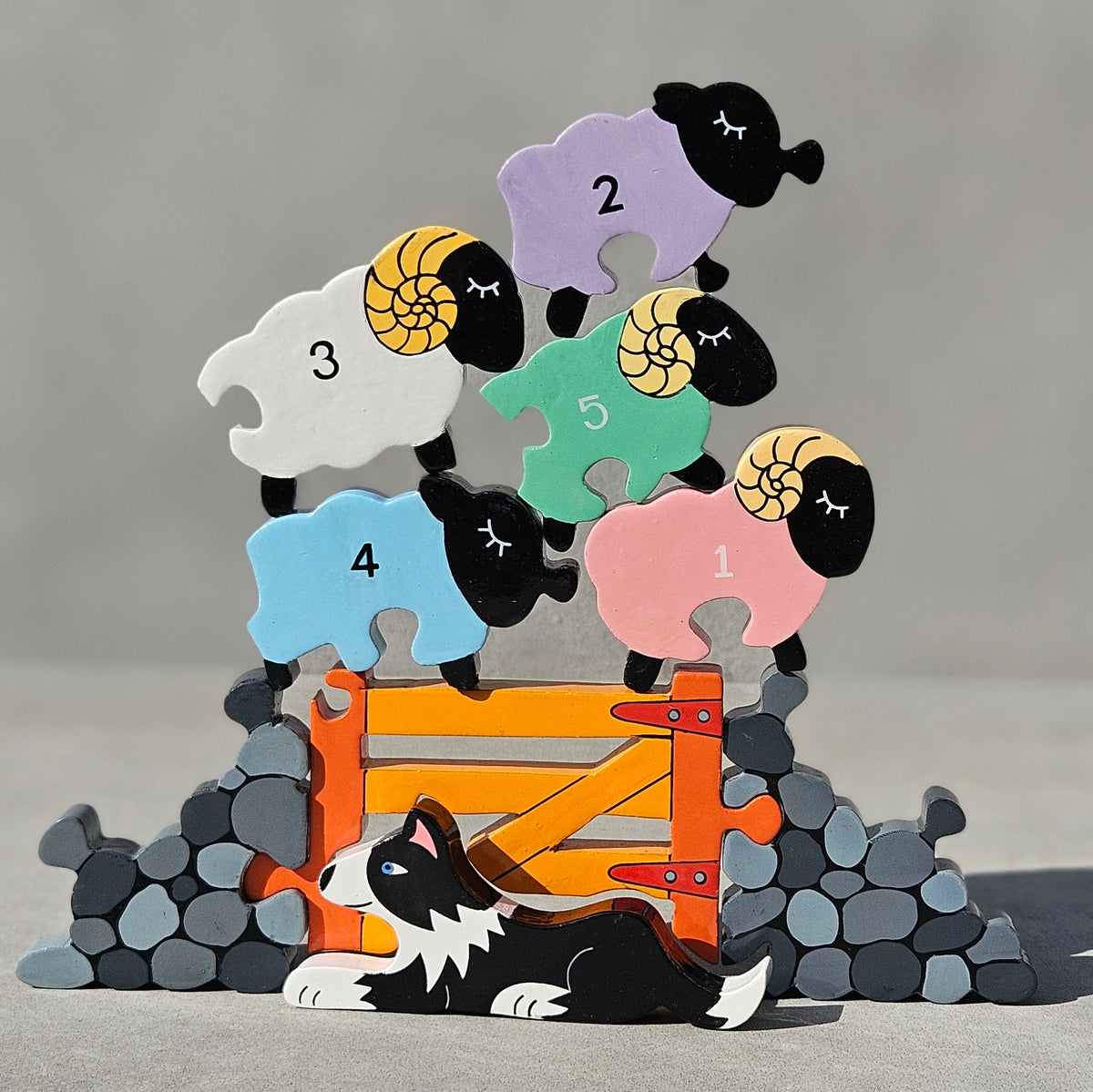 Number Sheep Row – Alphabet Jigsaws
