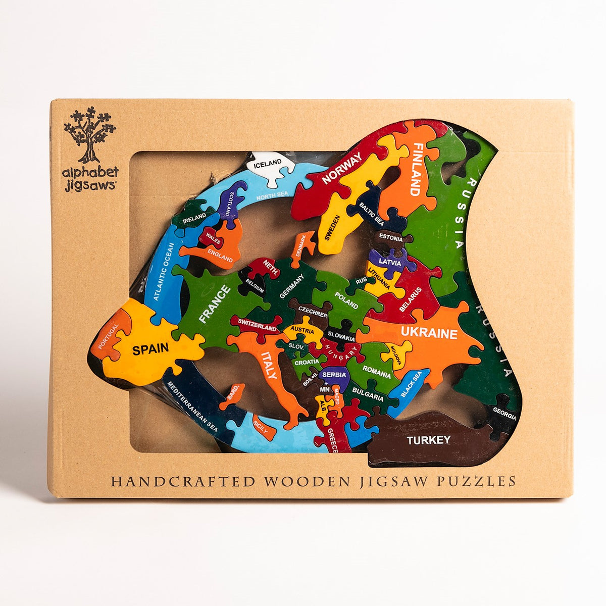 Map of Europe, Map Jigsaw Puzzles | Alphabet Jigsaws